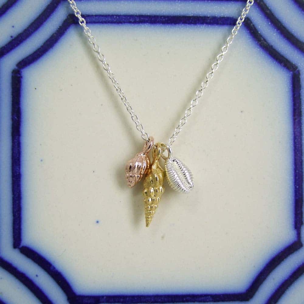 Mini Shell Cluster Pendant - Alexis Dove Jewellery