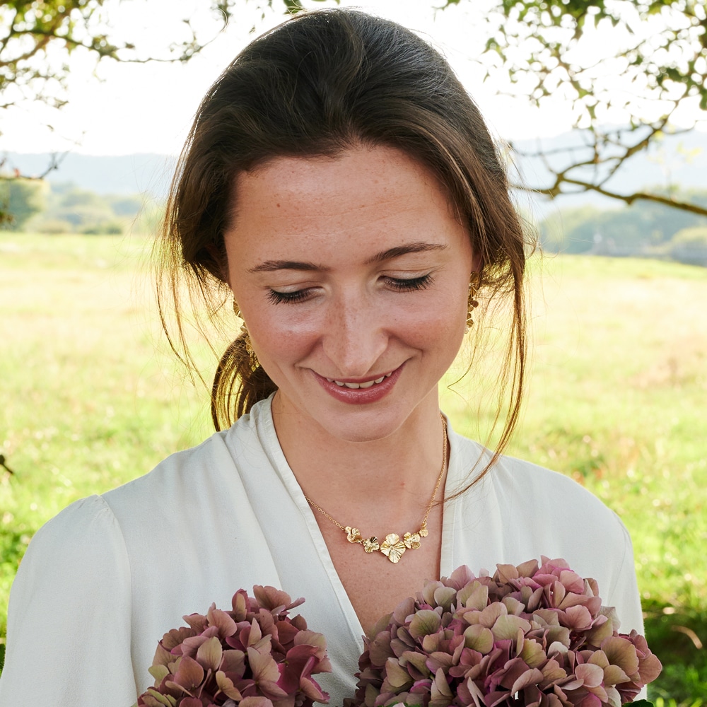 Hydrangea Garland Necklace - Alexis Dove Jewellery