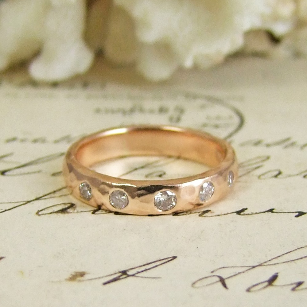 Pink Diamond Eternity Ring - Alexis Dove Jewellery