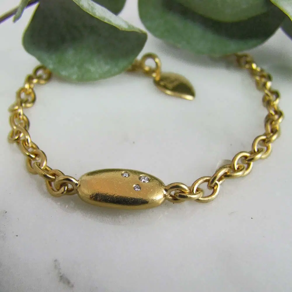 Diamond Pebble Bracelet - Alexis Dove Jewellery